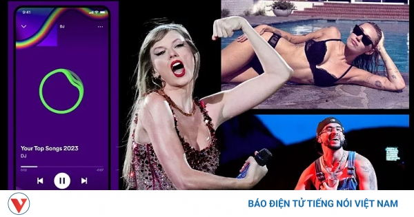 Spotify tiết lộ danh sách nghệ sĩ và bài hát được phát trực tuyến nhiều nhất năm 2023